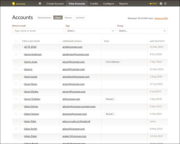 Login Pages - The Conover Company